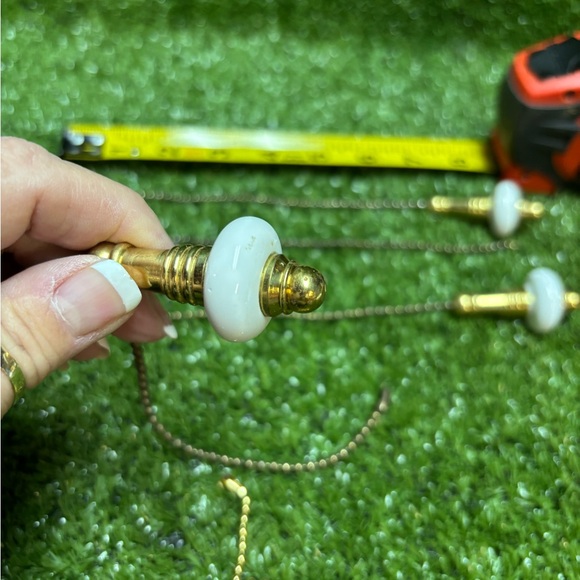 Other | Gold And White Ceiling Fan Pull Chain 4 | Poshmark